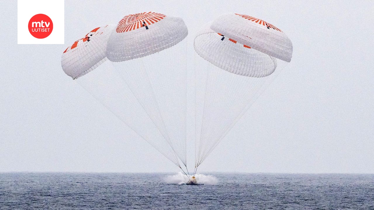 Neljä avaruuslentäjää palasi Maahan | MTV Uutiset