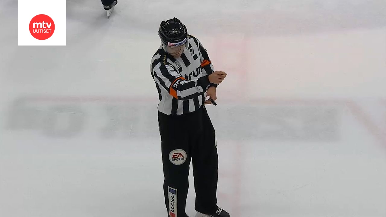 Erotuomari Aleksi Rantala ei nähnyt JYP-pelaajan numeroa | MTV Uutiset