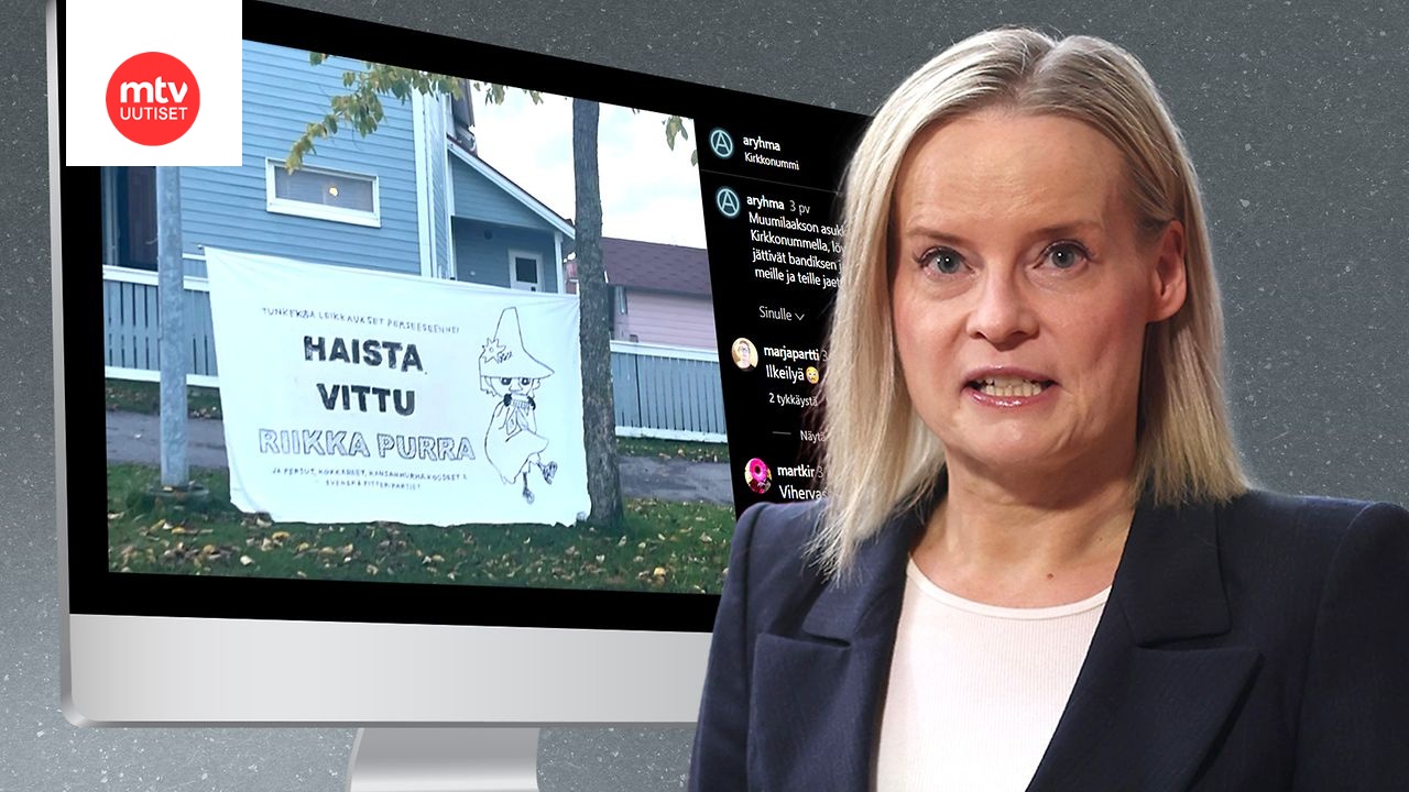 Riikka Purralle haistatellut anarkistiryhmä vaikeuksissa | MTV Uutiset