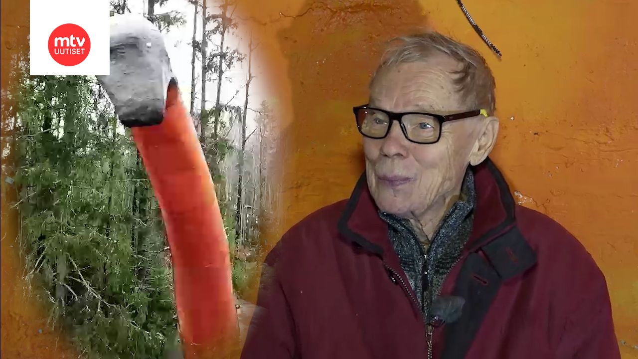 Keksijä Raimo, 85, rakensi pihalleen 20-tonnisen brontosauruksen ...