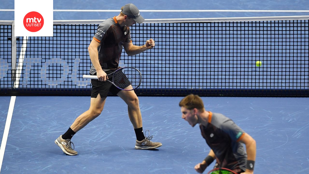 Harri Heliövaara ja Henry Patten juhlivat ATP-mestaruutta. | MTV Uutiset