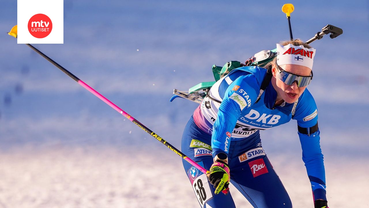 Suvi Minkkinen voittoon ampumahiihdon maailmancupissa | MTV Uutiset