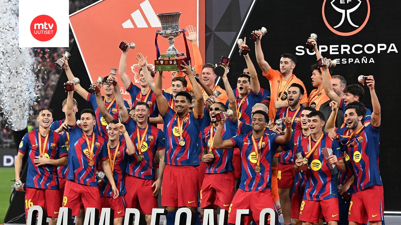 FC Barcelona voitti Super Cupin finaalissa Real Madridin | MTV Uutiset