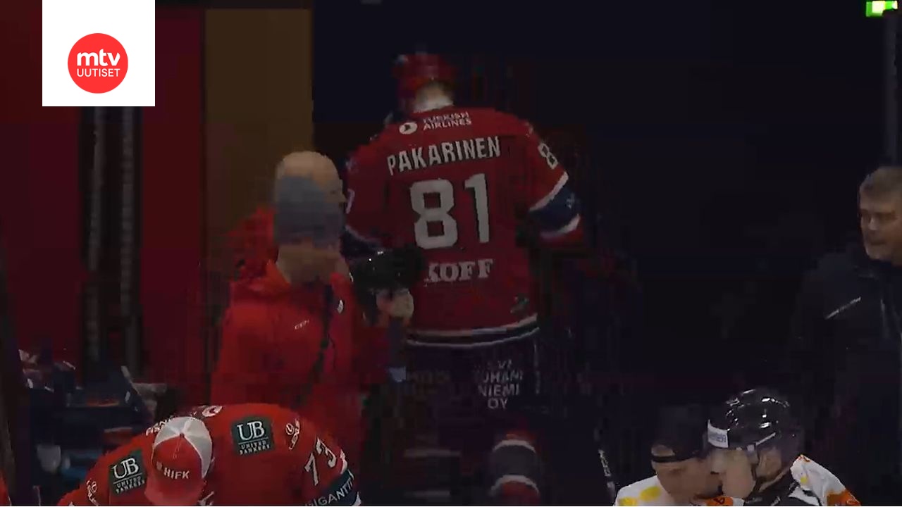 HIFK:n Iiro Pakarinen kolmen ottelun pelikieltoon | MTV Uutiset