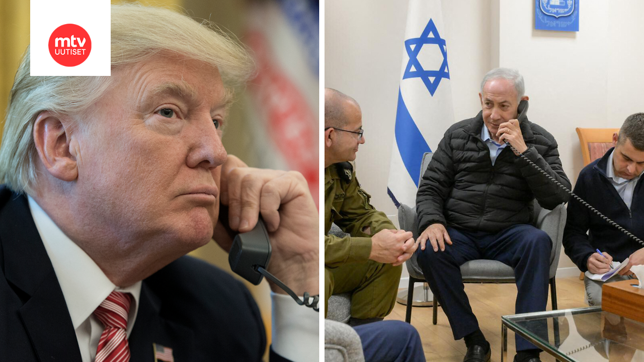 Trump raivosi Netanjahulle puhelimessa | MTV Uutiset