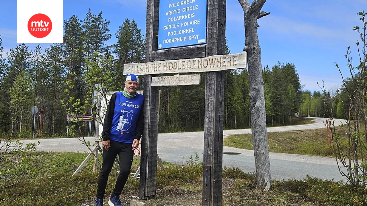 Heikki juoksi halki Suomen lapsiperheiden hyväksi | MTV Uutiset